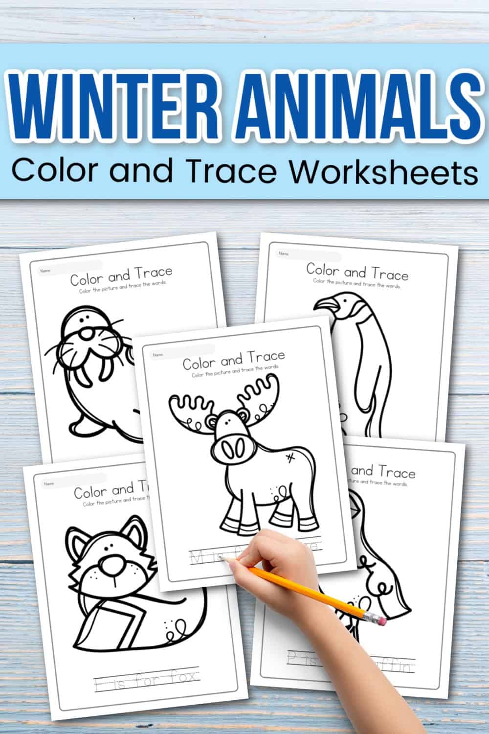 Animal Themed Printables For Preschool - Worksheets Template Printable